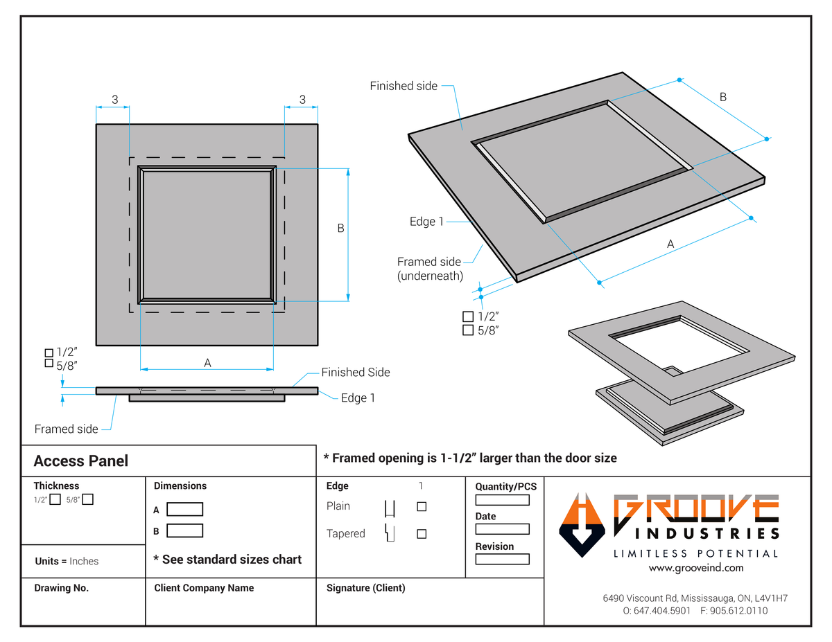 Access Panel – Groove Industries
